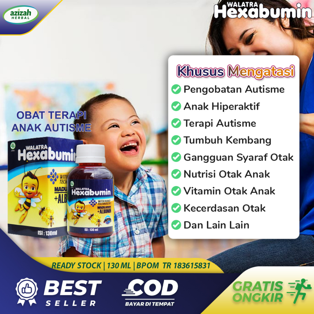 Jual Obat Anak Autisme Hiperaktif Syaraf Otak Terganggu Telat Bicara ...