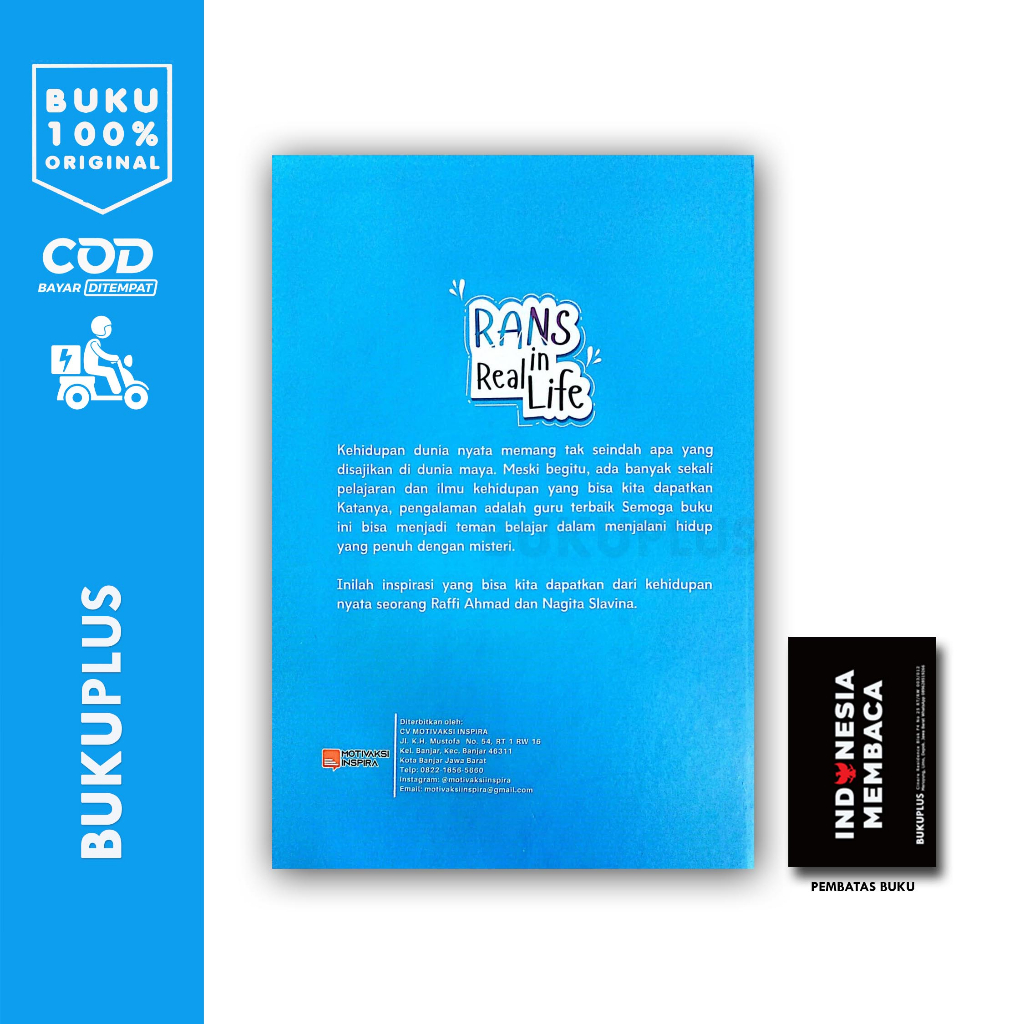 Jual RANS IN REAL LIFE / RAFFI AHMAD & NAGITA SLAVINA | Shopee Indonesia