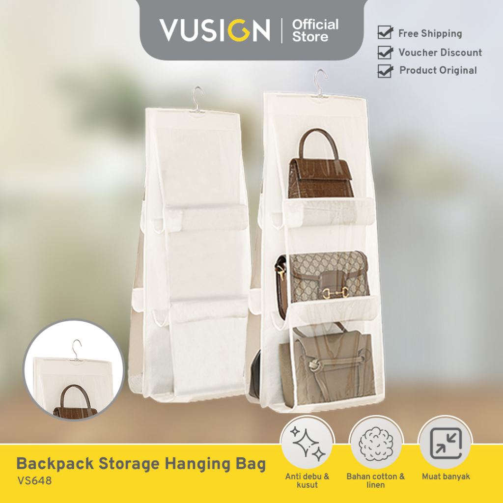 Jual Vusign Bag Organizer Bag Storage / Rak Tas Gantung Tempat ...