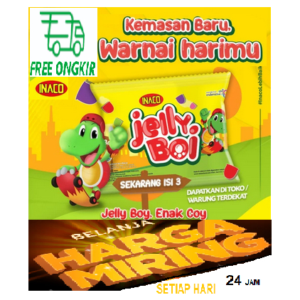 Jual Inaco jelly boi (1 renceng x 10 pak) | Shopee Indonesia