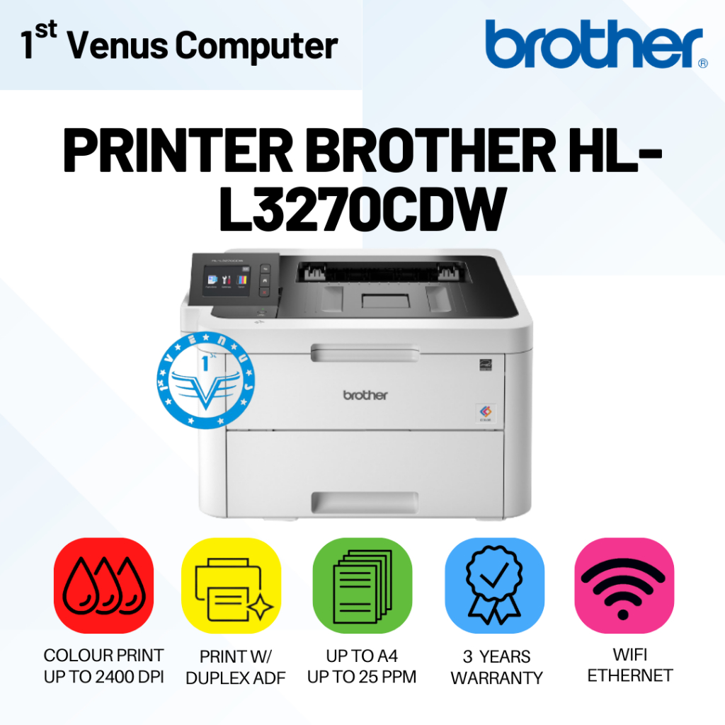 Jual PRINTER BROTHER HL-L3270CDW / Laser Colour Printer HL L3270 CDW / L3270 / HL-3270cdw ...