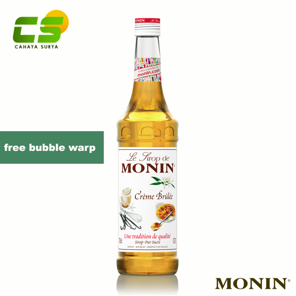 Jual Monin Syrup/Sirup - Creme Brulee Syrup 700 ml | Shopee Indonesia
