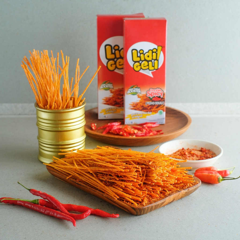 Jual Lidi Geli - Mie Lidi Rasa Spicy 90gr | Shopee Indonesia