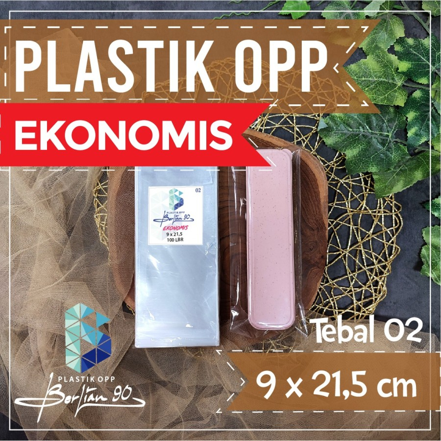 Jual Plastik Opp lem Uk 9x21,5 cm / Plastik Opp 9 x 21,5 cm Seal / Plastik Aksesoris / Plastik ...