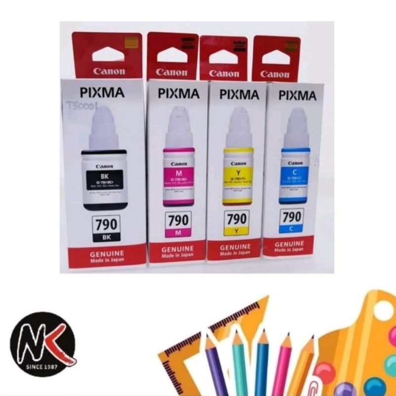 Jual Tinta Printer Pixma CANON 790 (Black, Cyan, Magenta, Yellow ...