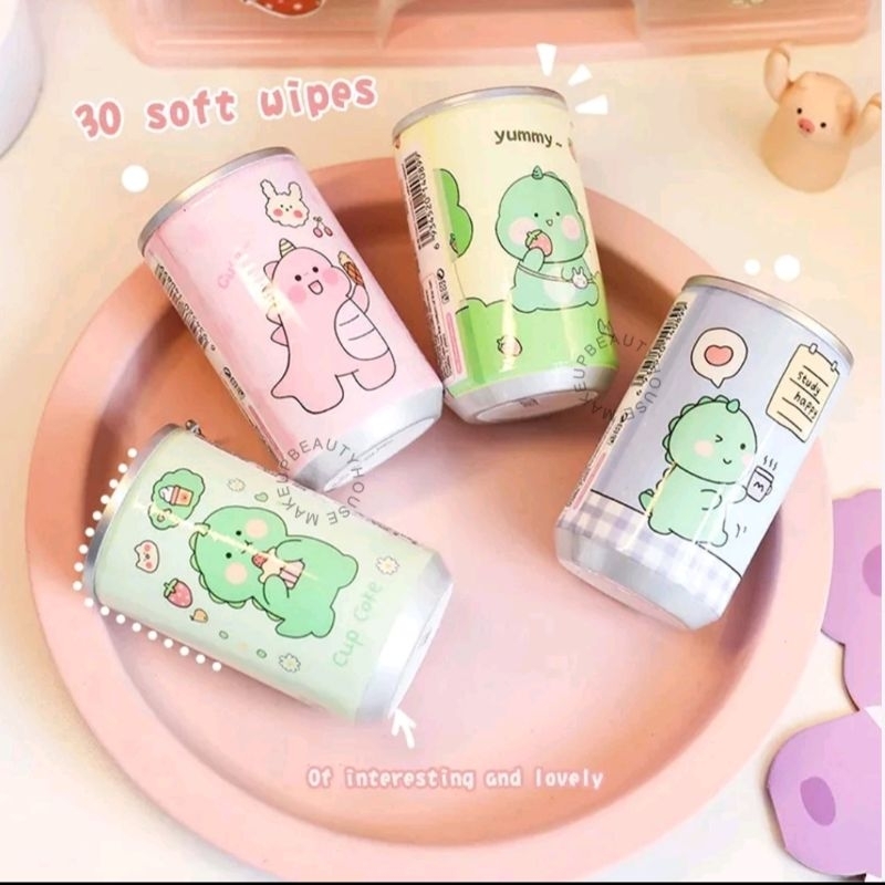 Jual TISSUE basah kaleng mini/tissue mini anak sekolah tissue serba ...
