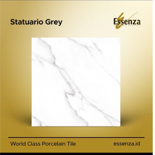 Jual essenza granit 60x60 statuario grey carara kw2 motif carara petir putih murah berkualitas ...