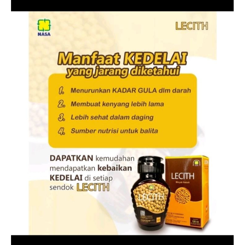 Jual Lecithin Natural Nasa Kemasan Baru ( Cair) | Shopee Indonesia