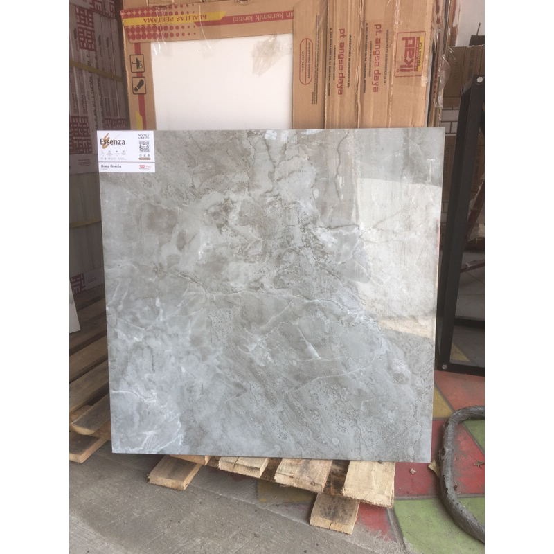 Jual granit essenza 60x60 abu grey tua grey grecia kilap glossy kw2 ...