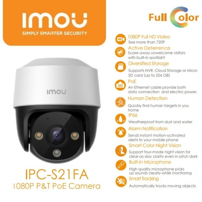 Jual IP Camera Imou Cruiser SE IPC-S21FA POE PTZ Outdoor Indoor Dahua ...