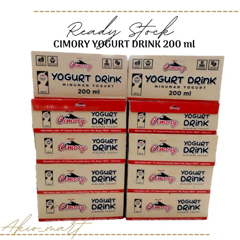 Jual Cimory Yogurt Drink Minuman Yogurt 200ml 1 dus / karton isi 24 pcs | Shopee Indonesia