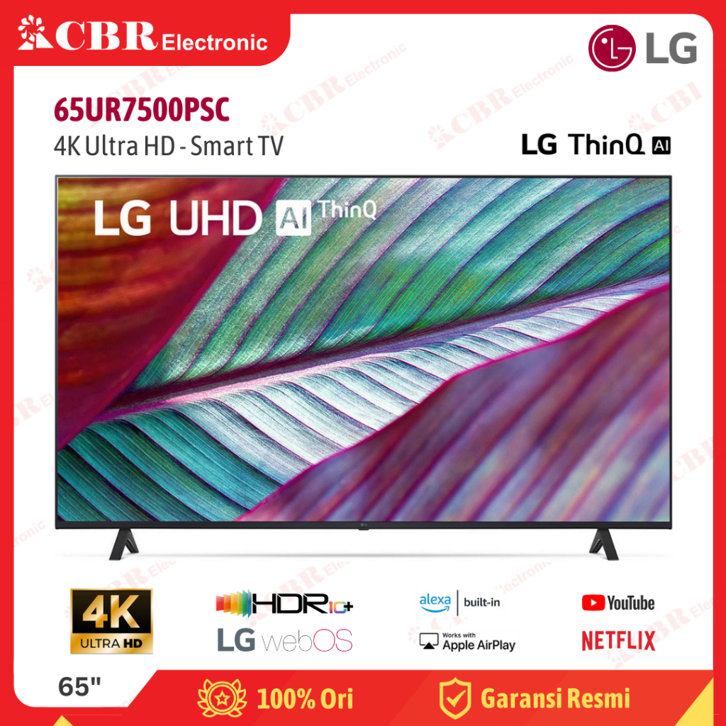 Jual TV LG 65 Inch LED 65UR7500PSC (4K UHD-Smart TV) | Shopee Indonesia