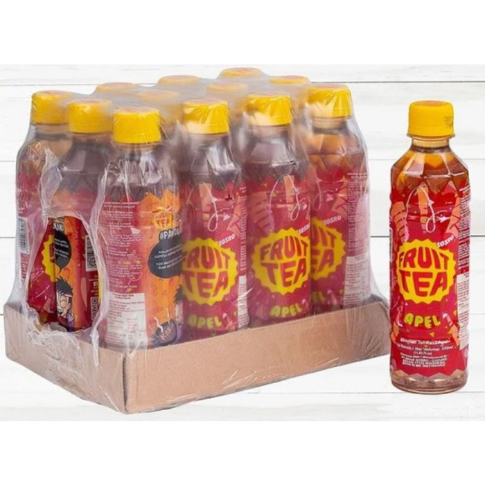 Jual Fruit Tea Botol 350ml Minuman Teh Buah per Dus Karton isi 12 ...