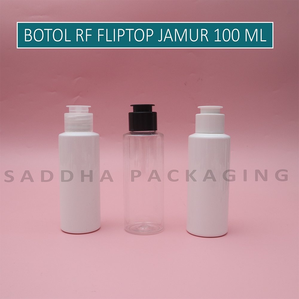 Jual Botol RF 100ml Fliptop Jamur PET / Botol Refill Fliptop Mushroom / BOTOL Refill Lotion ...