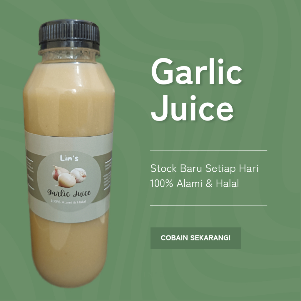 Jual 500ml Jus Bawang Putih Tunggal Jahe Merah Lemon Madu Hutan Cuka ...