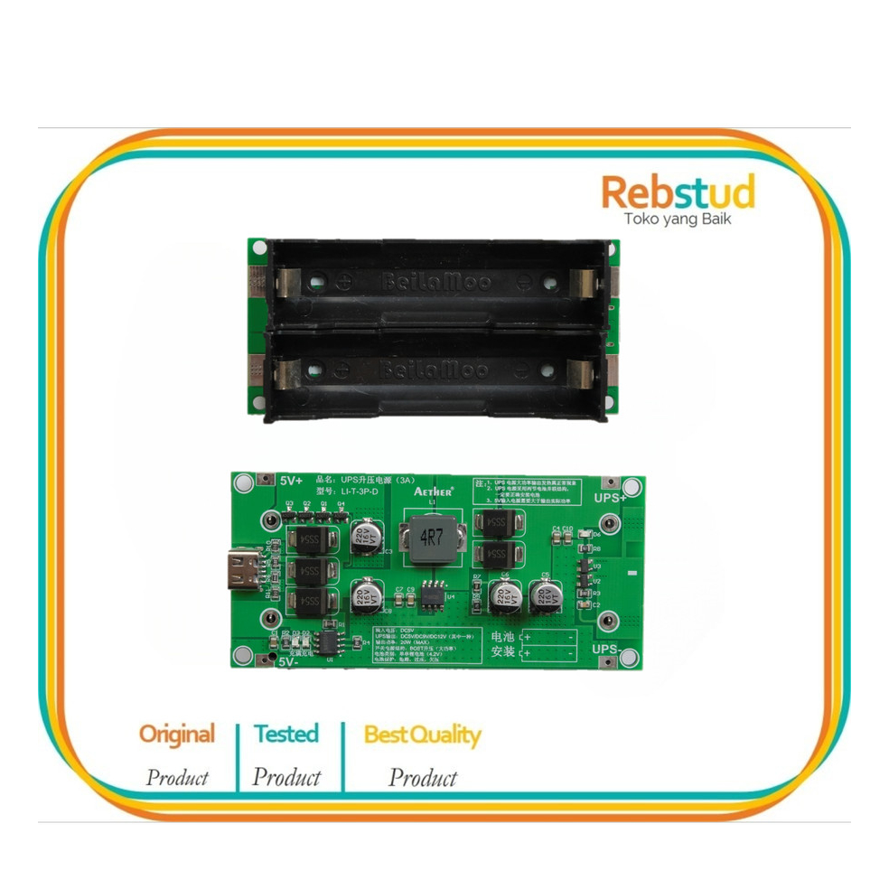 Jual Modul PengisiDaya 15W 3A Baterai Lithium Penguat UPS Konverter 5V ...