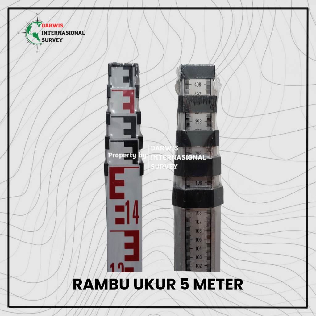 Jual Rambu Ukur Staf Leveling 5 Meter | Shopee Indonesia