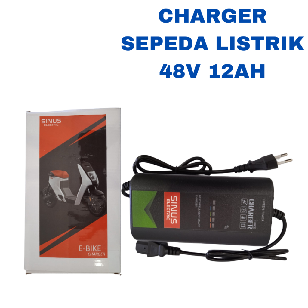 Jual CHARGER SEPEDA LISTRIK 48V 12AH | Shopee Indonesia