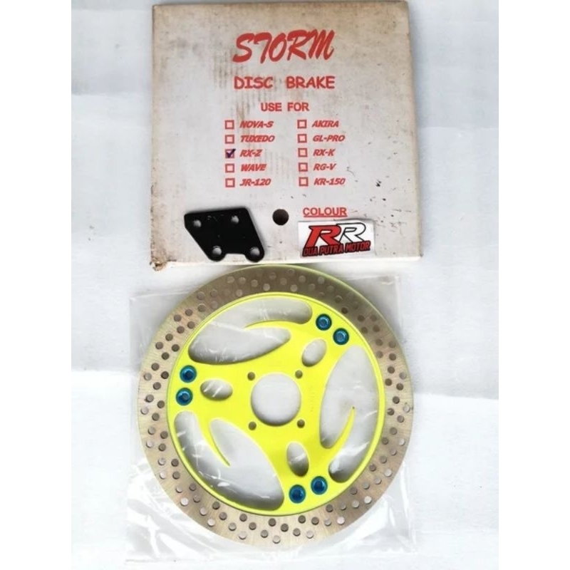 Jual disk disc piringan cakram depan besar lebar original ori storm colour warna Thailand yamaha ...