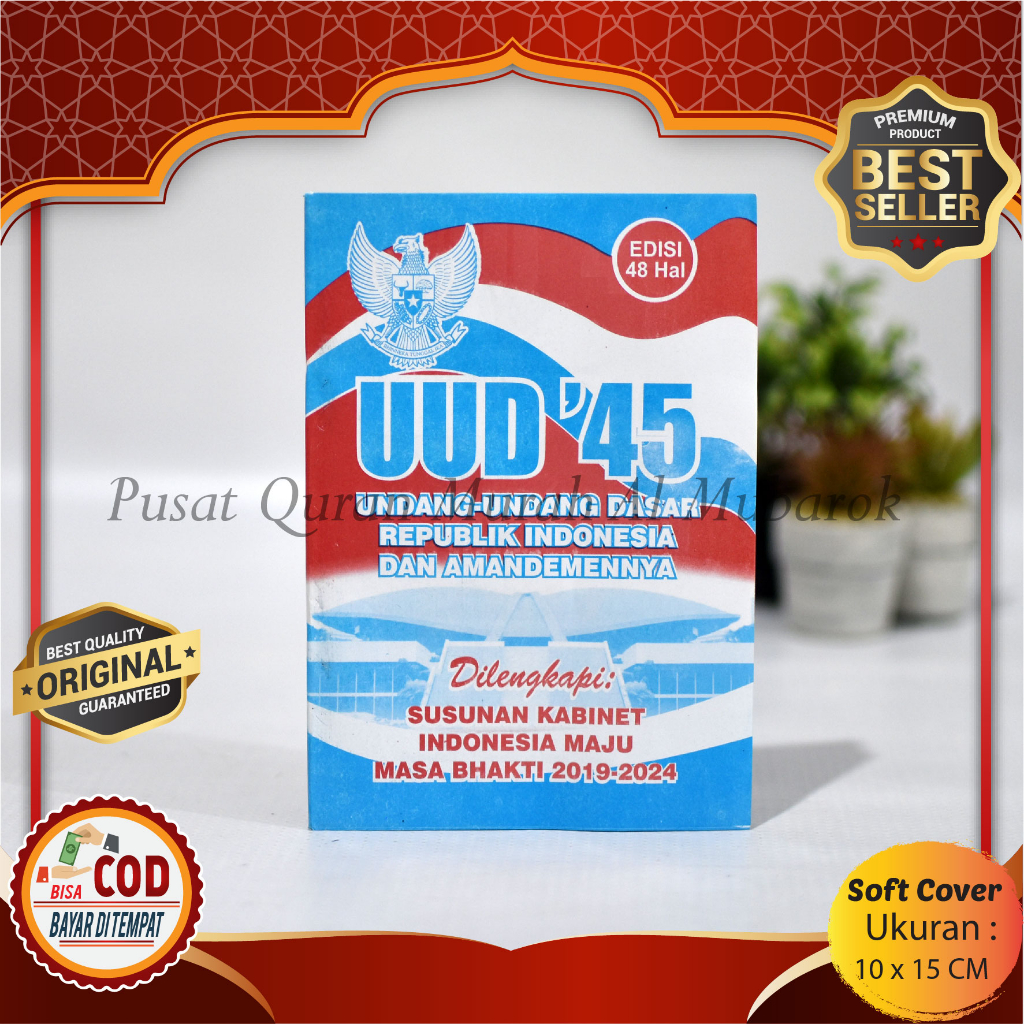Jual Buku Buku Saku UUD '45 Terlaris UUD 1945 dan Amandemen Uk. A6 ...