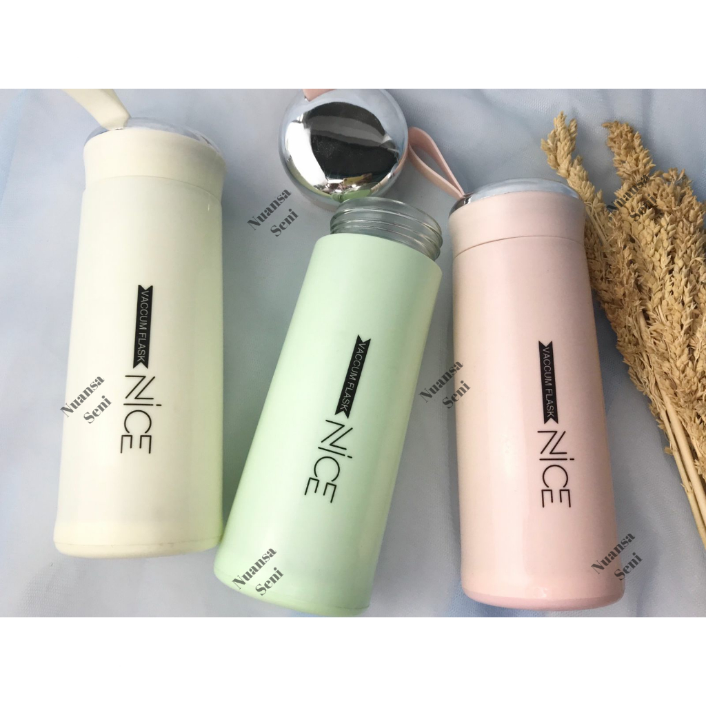 Jual Souvenir Botol Nice Botol Tumbler Minum 380ml Botol Termos Kaca ...