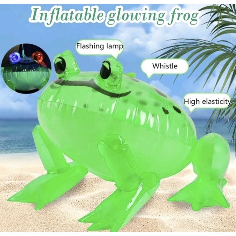 Jual Mainan tiupan katak / kodok yoyo nyala lampu dan bunyi krincing ...