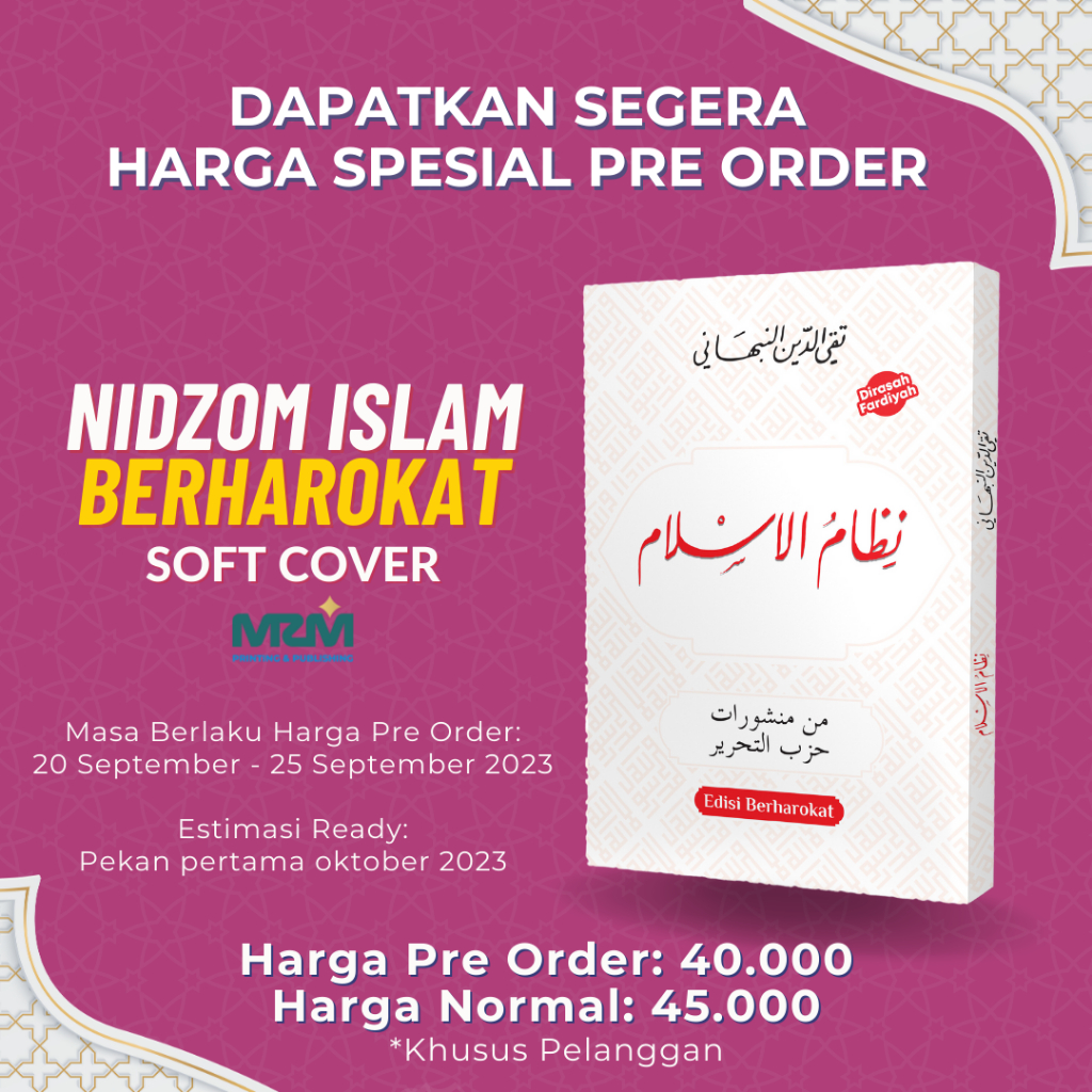 Jual Kitab Mutabanat Berharokat | Kitab Nidzomul Islam Arab | Kitab ...