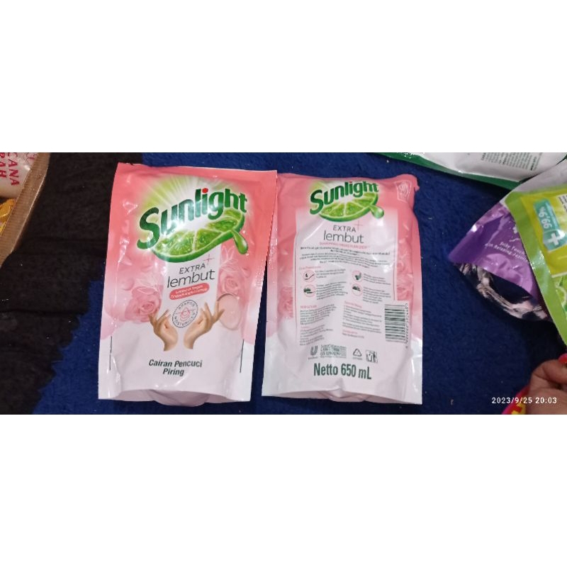 Jual SUNLIGHT EXTRA LEMBUT 650ml (besar) | Shopee Indonesia