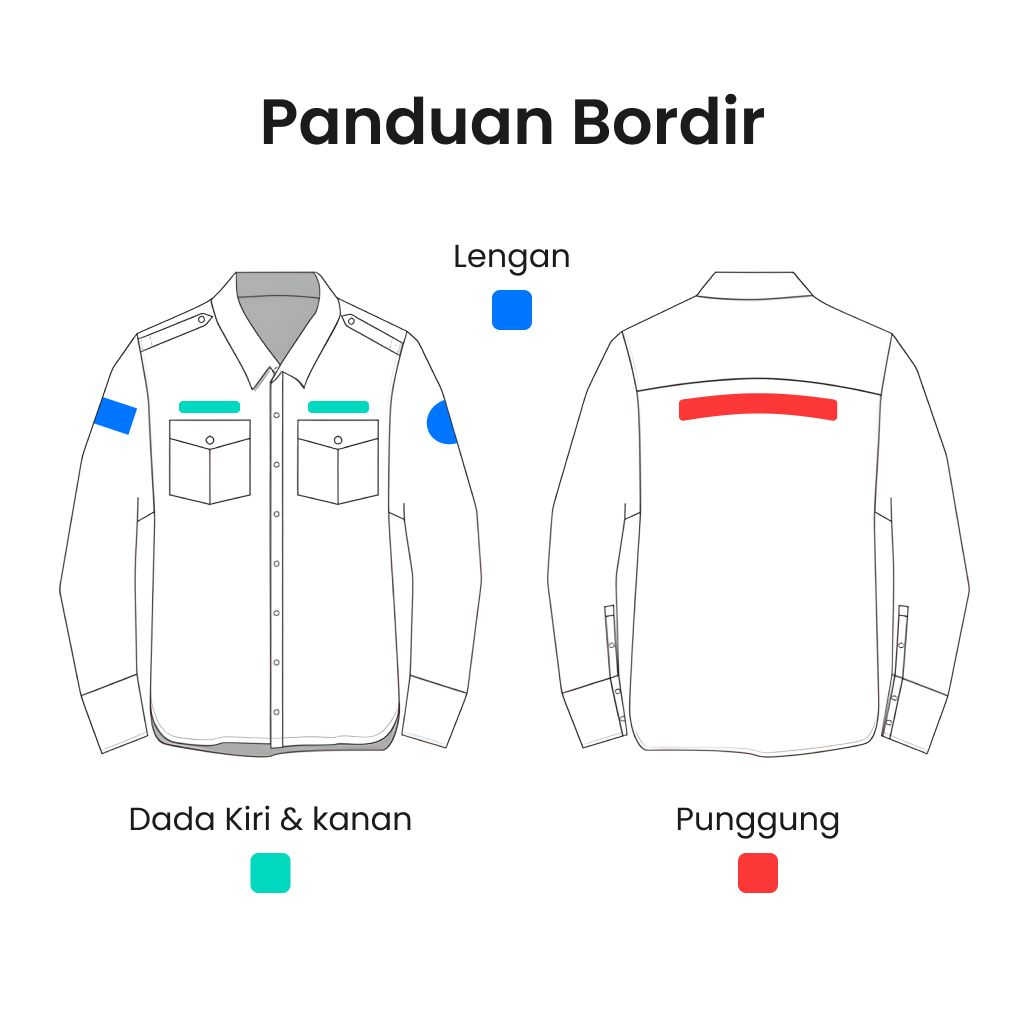 Jual Custom Bordir Baju Safety Kerja Lapangan Seragam Proyek Wearpack ...