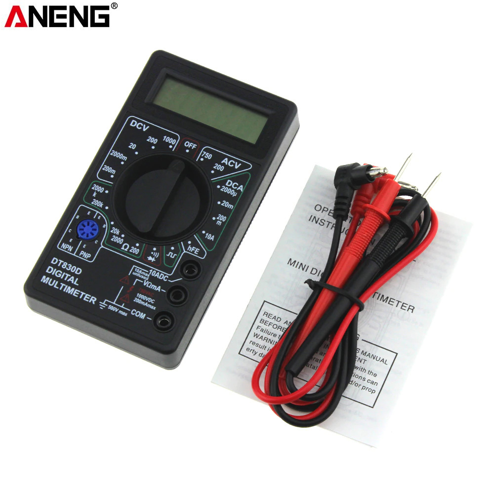 Jual Pocket Size Digital Multimeter Multitester DT830D With Buzzer ...