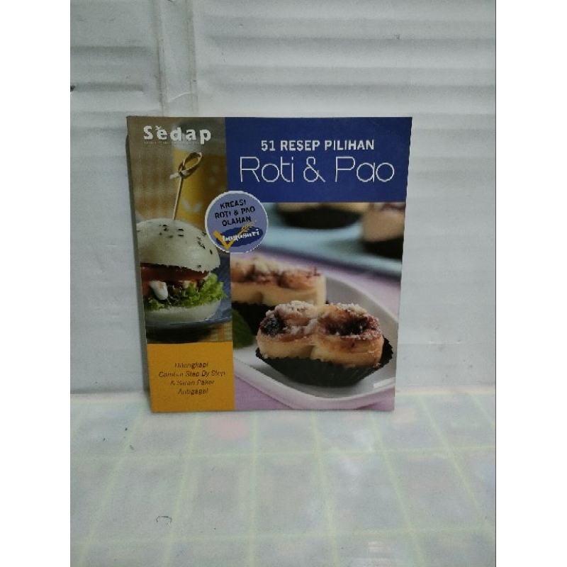 Jual buku original - sedap 51 resep pilihan roti & pao | Shopee Indonesia