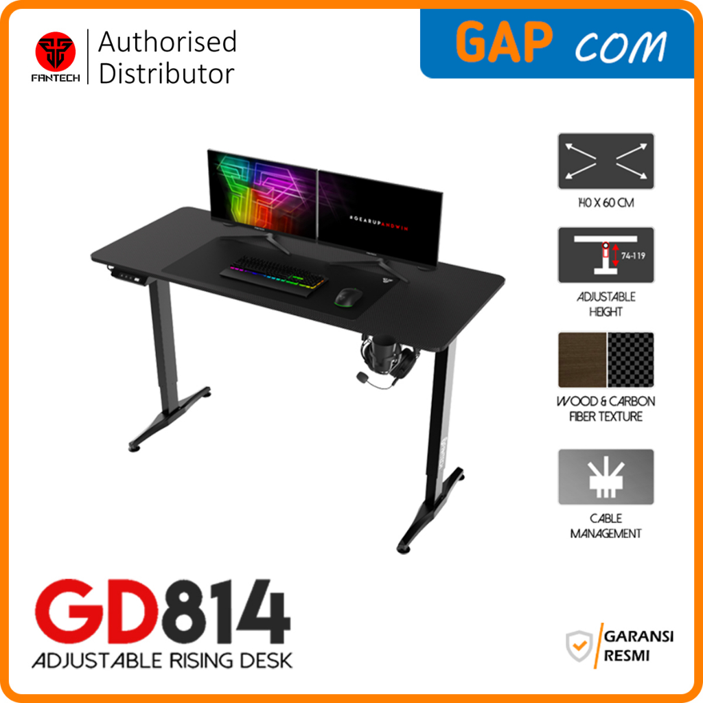 Jual Meja Komputer Kantor Elektrik Fantech GD814 Adjustable Rising Desk ...