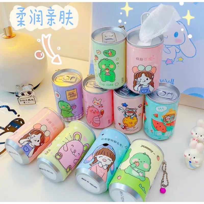 Jual TISSUE BASAH KALENG ISI 30 LEMBAR/TISSUE BASAH TRAVELING KALENG ...