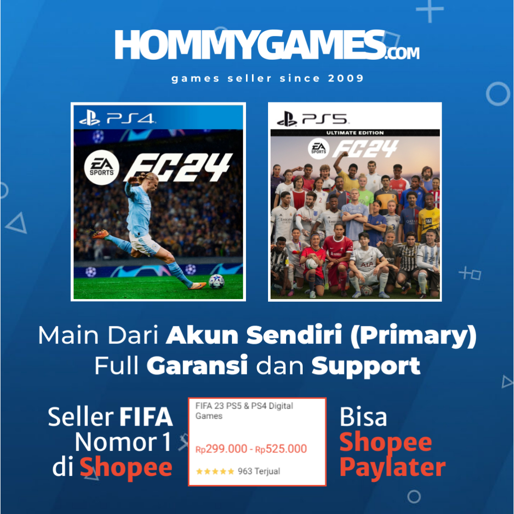 Jual EA Sports FC 24 Standard Edition & Ultimate Edition (FIFA 24) PS4 & PS5 Digital Games ...