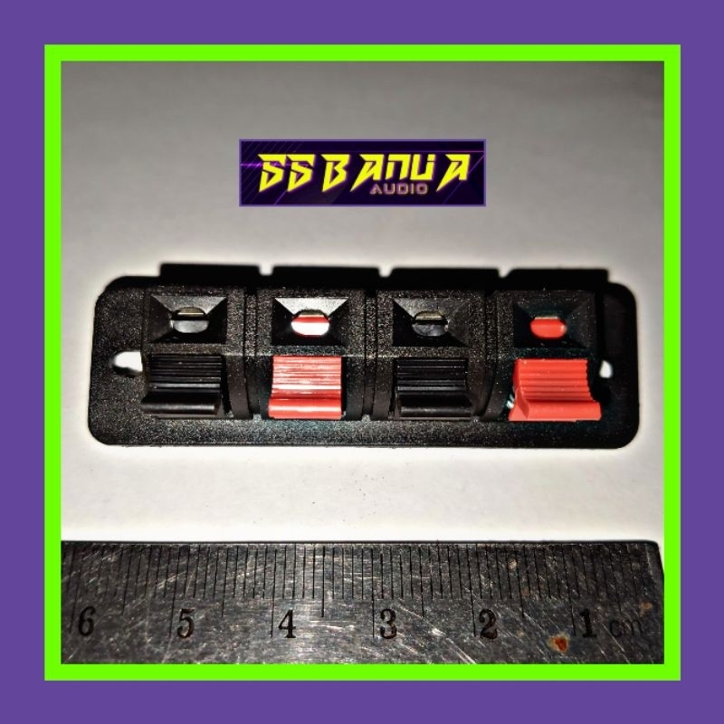 Jual Terminal jepit speaker 4 pin kecil | Shopee Indonesia