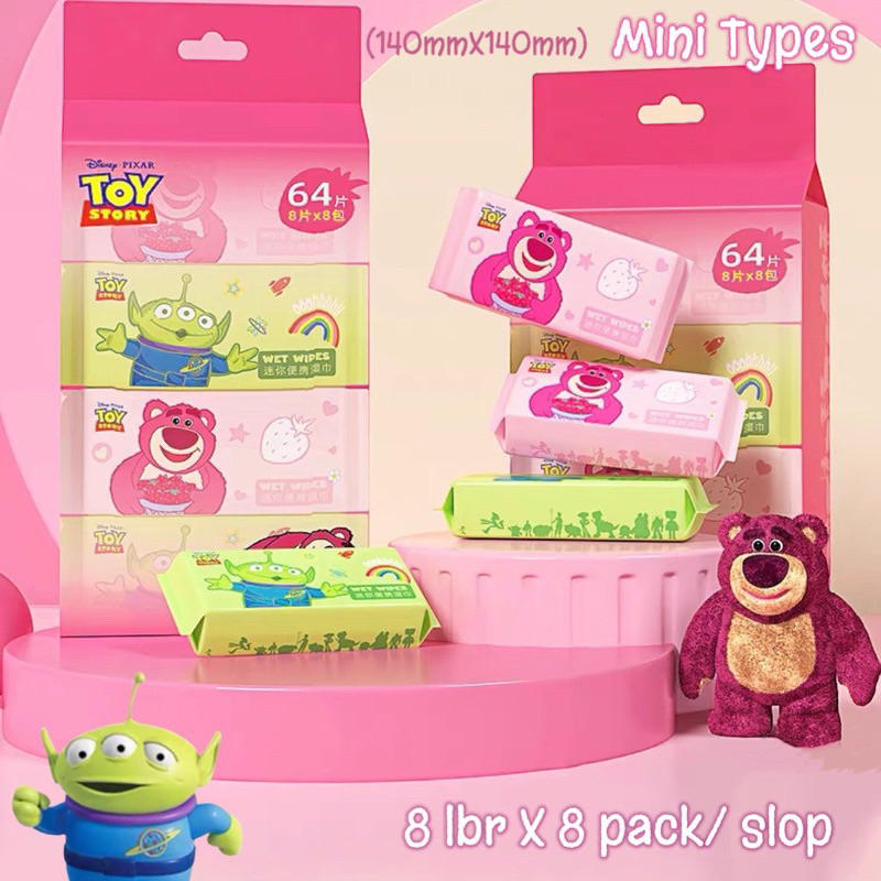Jual Dealshop21 | Tisu Basah Motif Lucu Tissue Basah Mini Tissue ...