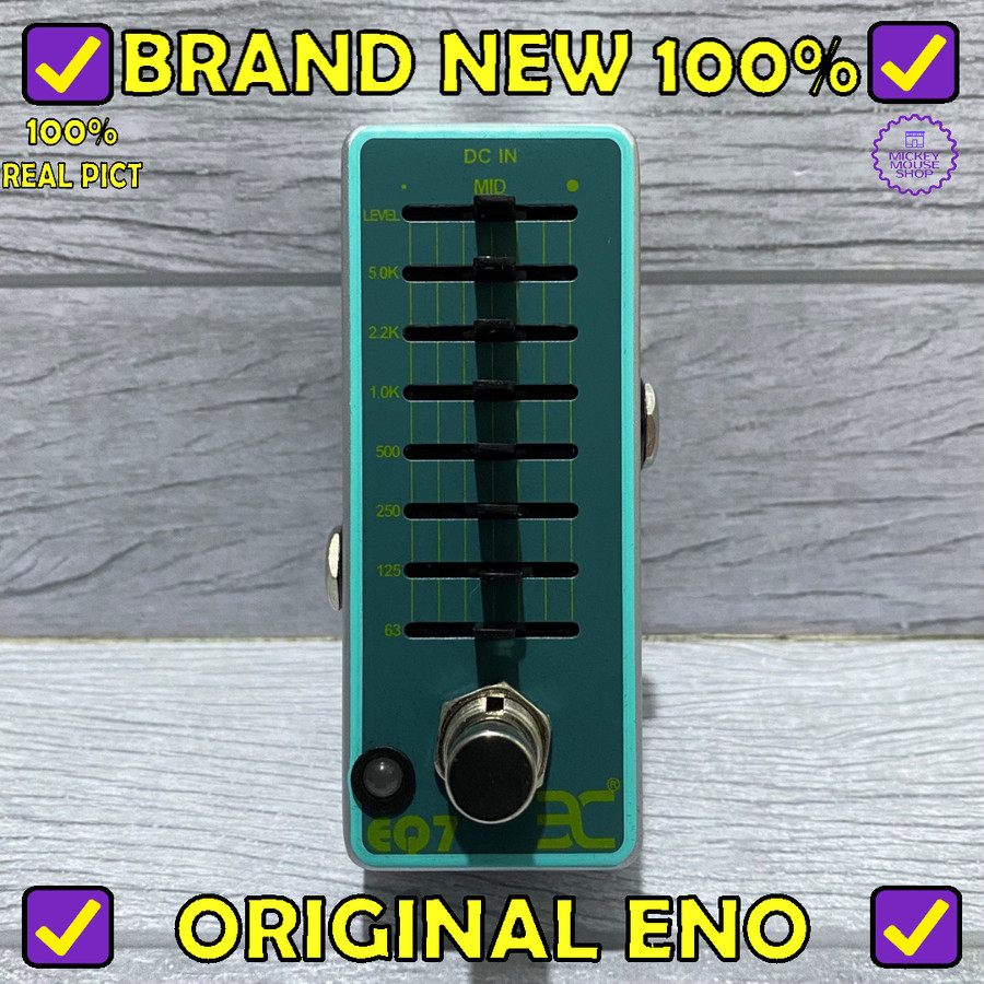 Jual Efek Gitar ENO EQ7 7 Bands EQ Band Equalizer Tone Control Pedal ...