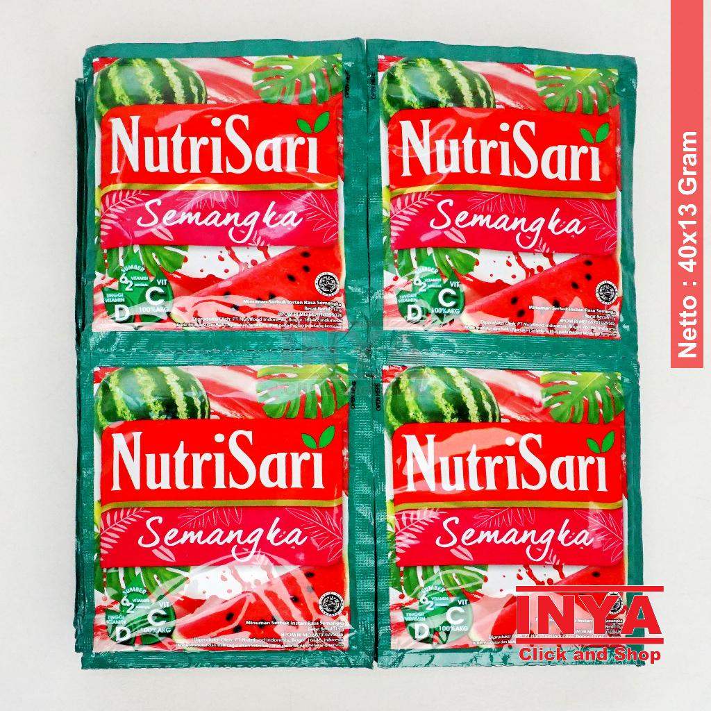 Jual NutriSari Semangka 40x13gr Pack - Minuman Serbuk - Instant Powder ...