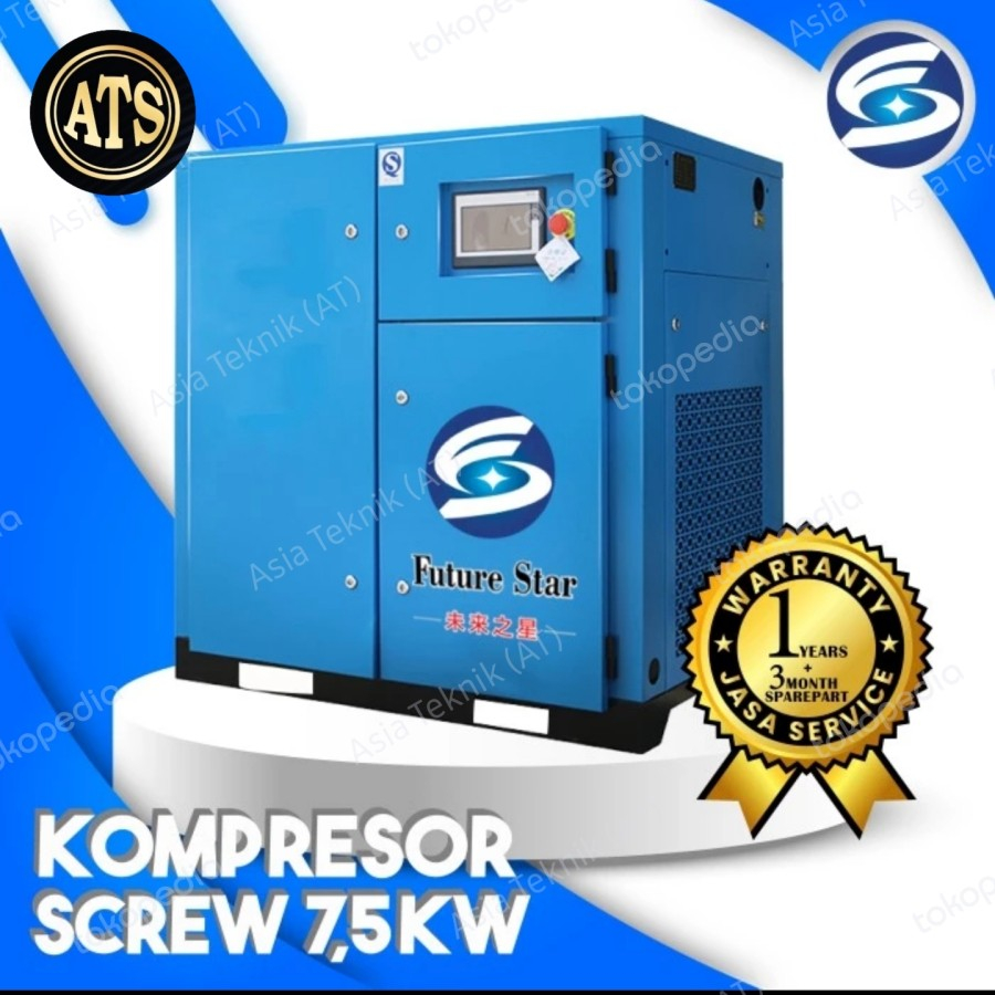 Jual Kompresor Udara Screw 10 Hp Screw Air Compresor 10 Hp | Shopee ...
