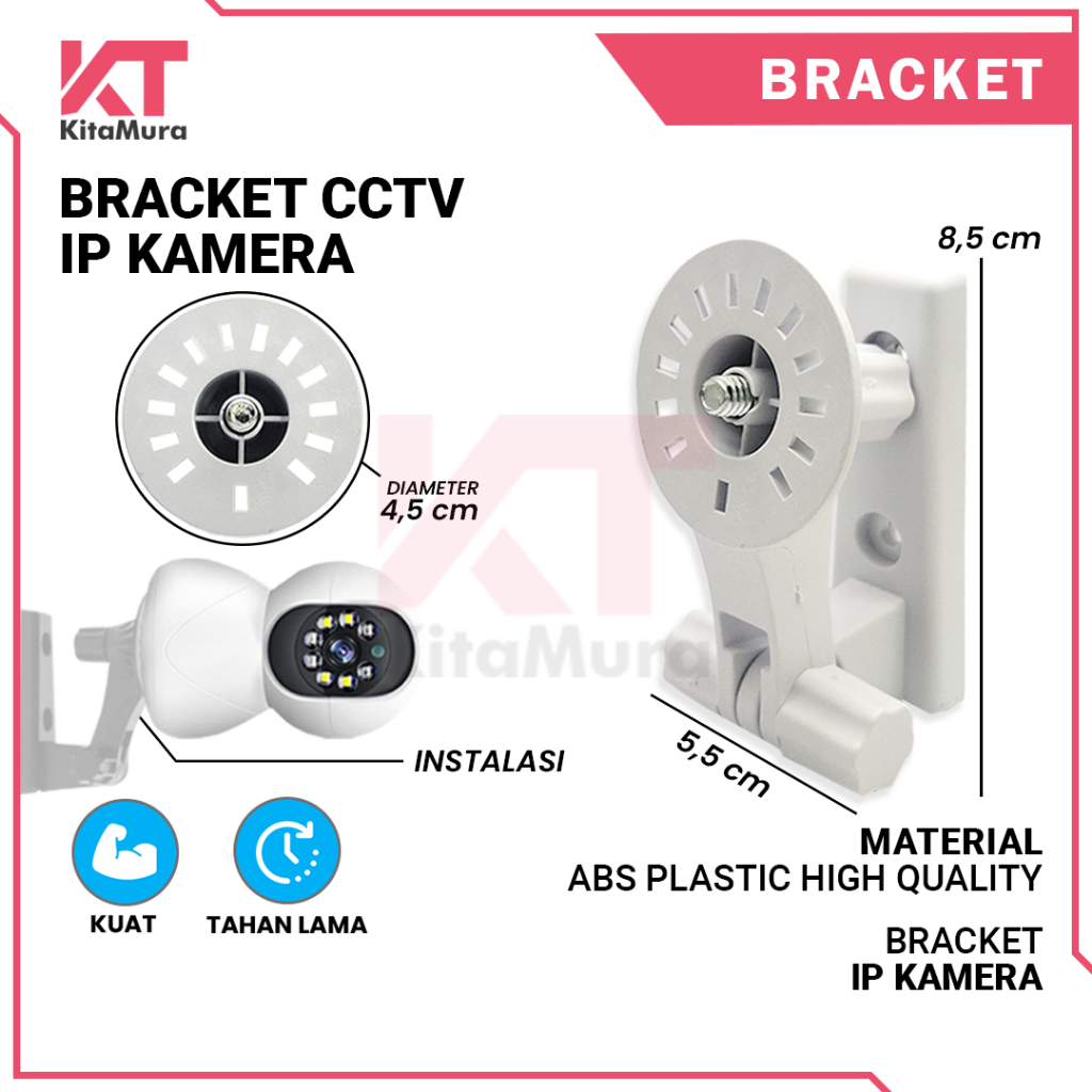 Jual Bracket CCTV Wifi Dinding Camera CCTV || Bracket Camera CCTV IP Camera | Shopee Indonesia