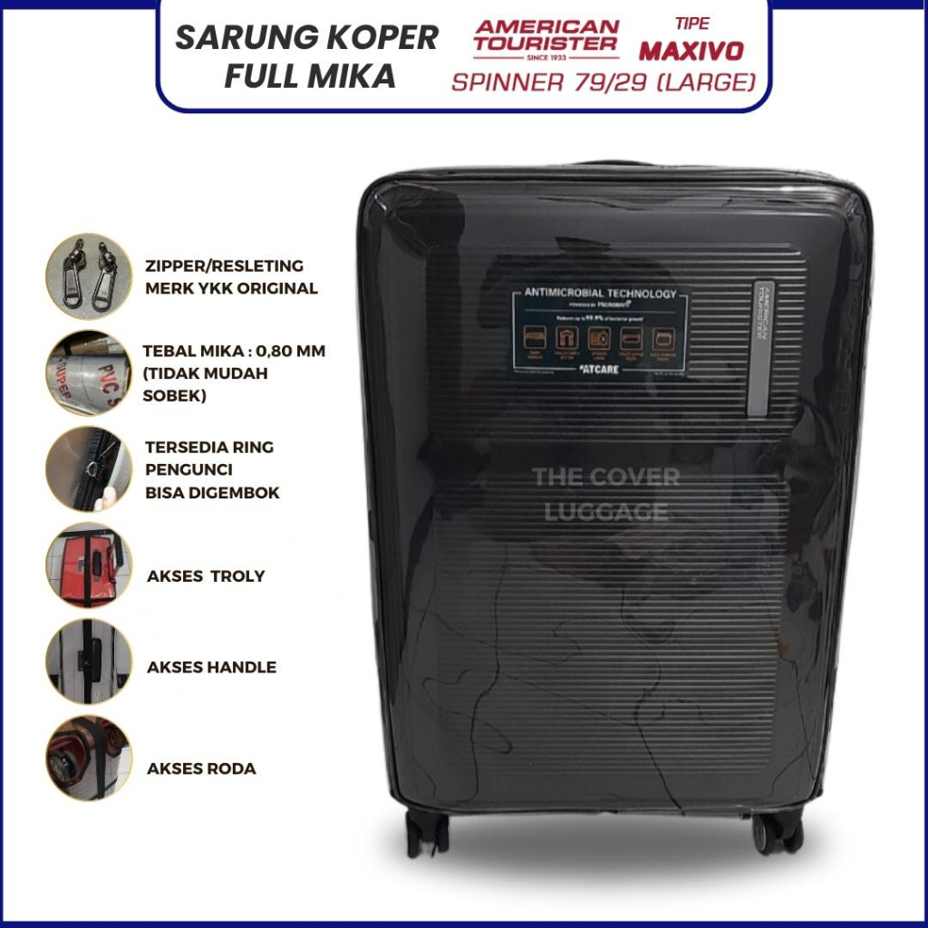 Jual Sarung Koper Fullmika khusus koper American Tourister tipe Maxivo ...