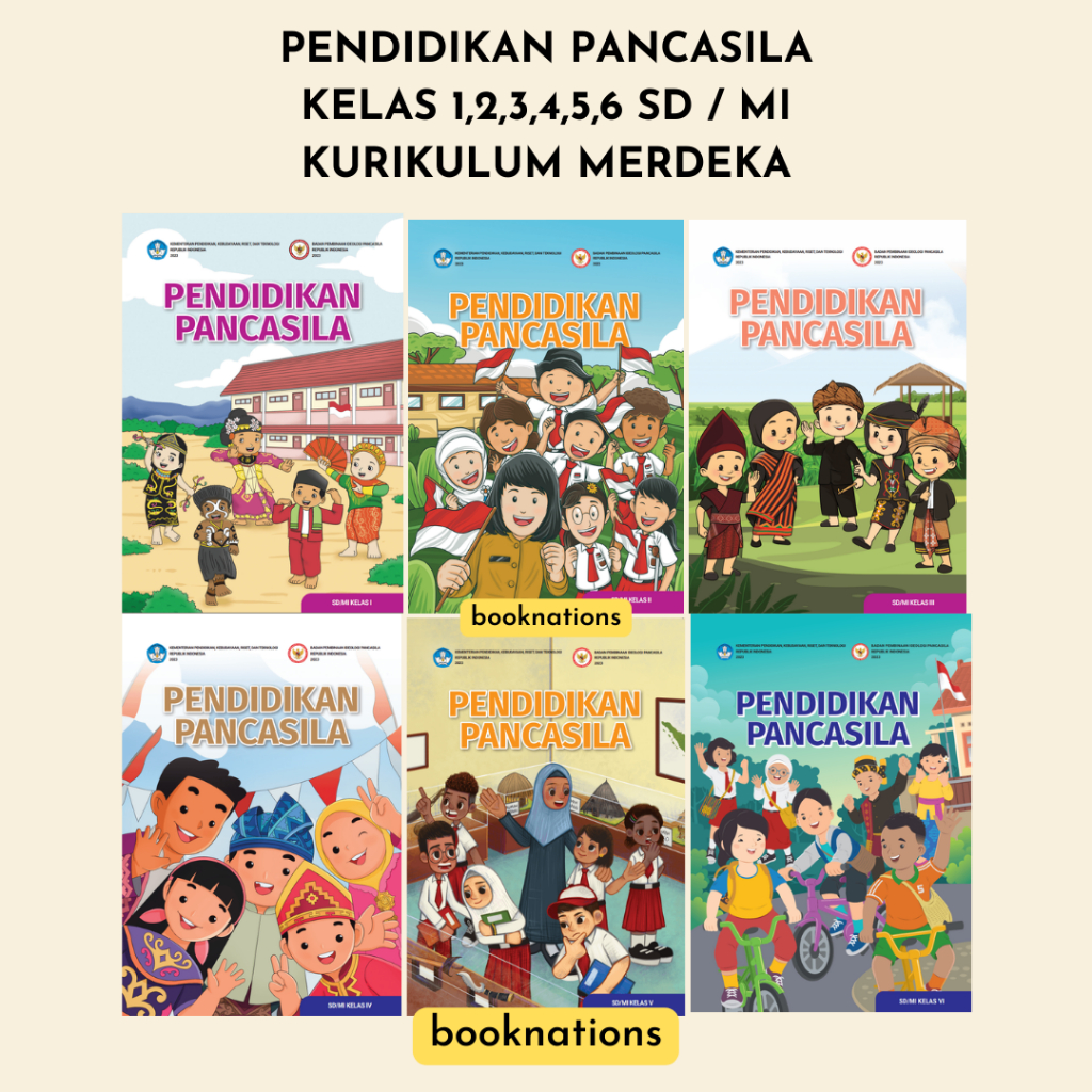 Jual Buku ppkn Pendidikan Pancasila Kurikulum Merdeka Kelas 1, 2, 3, 4, 5, 6 SD / MI | Shopee ...