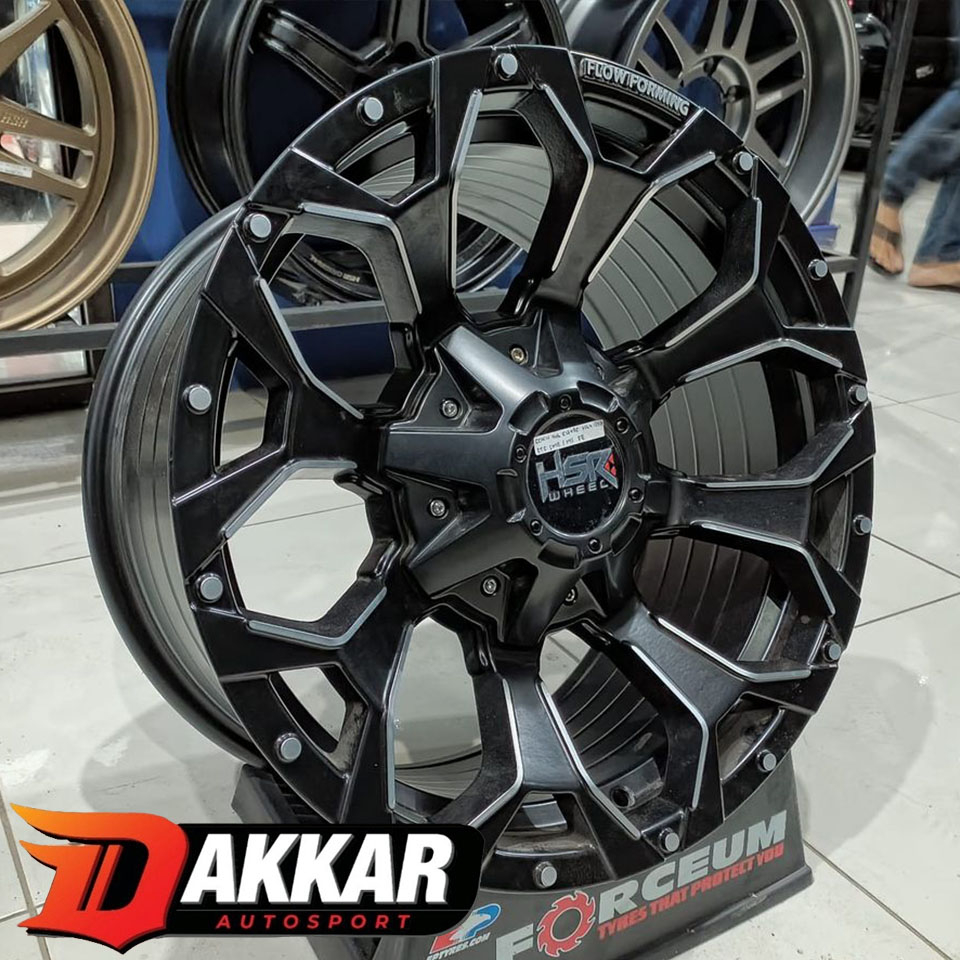 Jual velg mobil fortuner ring 20 hsr goku r20 lebar 9 cocok buat pajero hilux strada triton ...