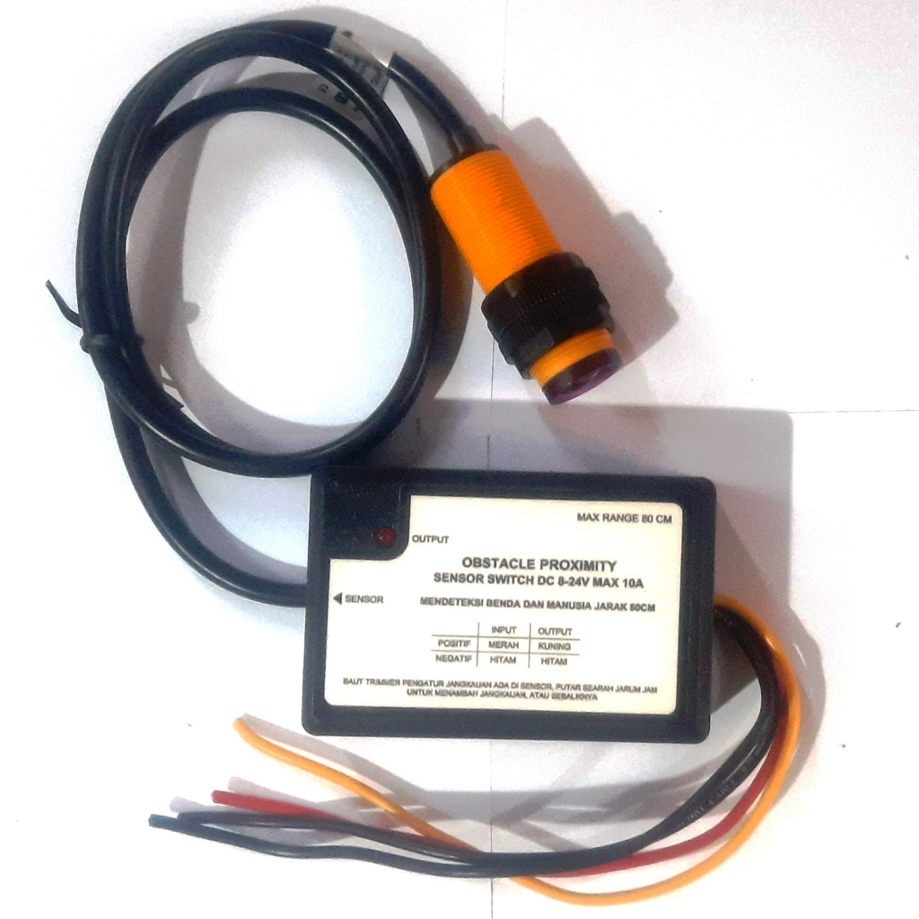 Jual Sensor Deteksi Jarak 80cm Dc 12v 8 24v Saklar Benda Dan Manusia
