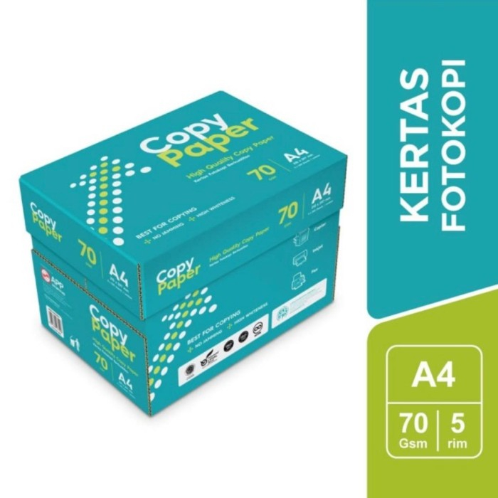 Jual Kertas Hvs Copypaper / Natural A4 70gr isi 500 lembar | Shopee ...