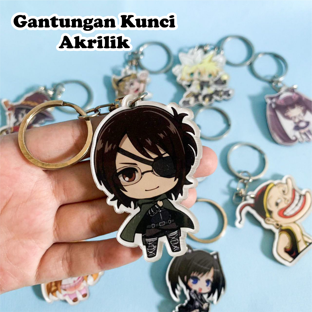 Jual Custom Gantungan Kunci Akrilik Keychain Acrylic Ganci Akrilik ...