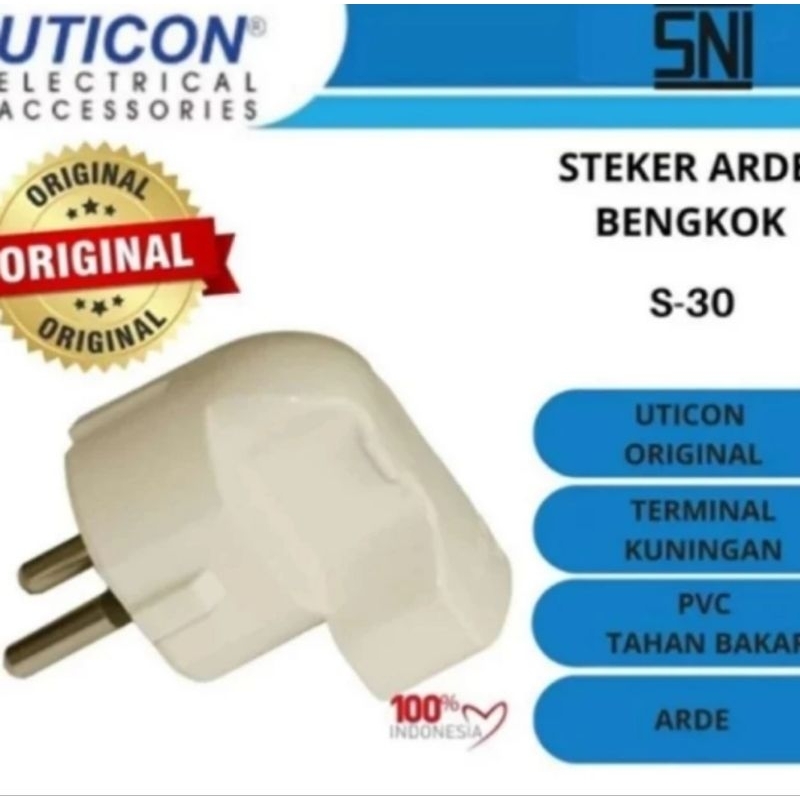 Jual Steker Arde Bengkok Uticon S-30 Original SNI | Shopee Indonesia