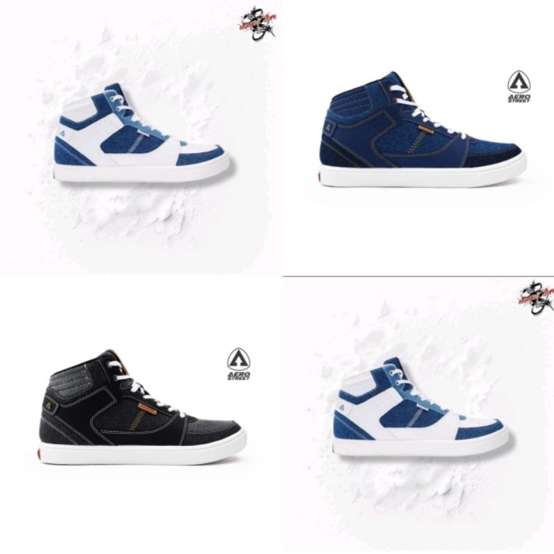 Jual Aerostreet Hoops Denim 37-44 - Aerostreet x ABC - Sepatu Pria ...