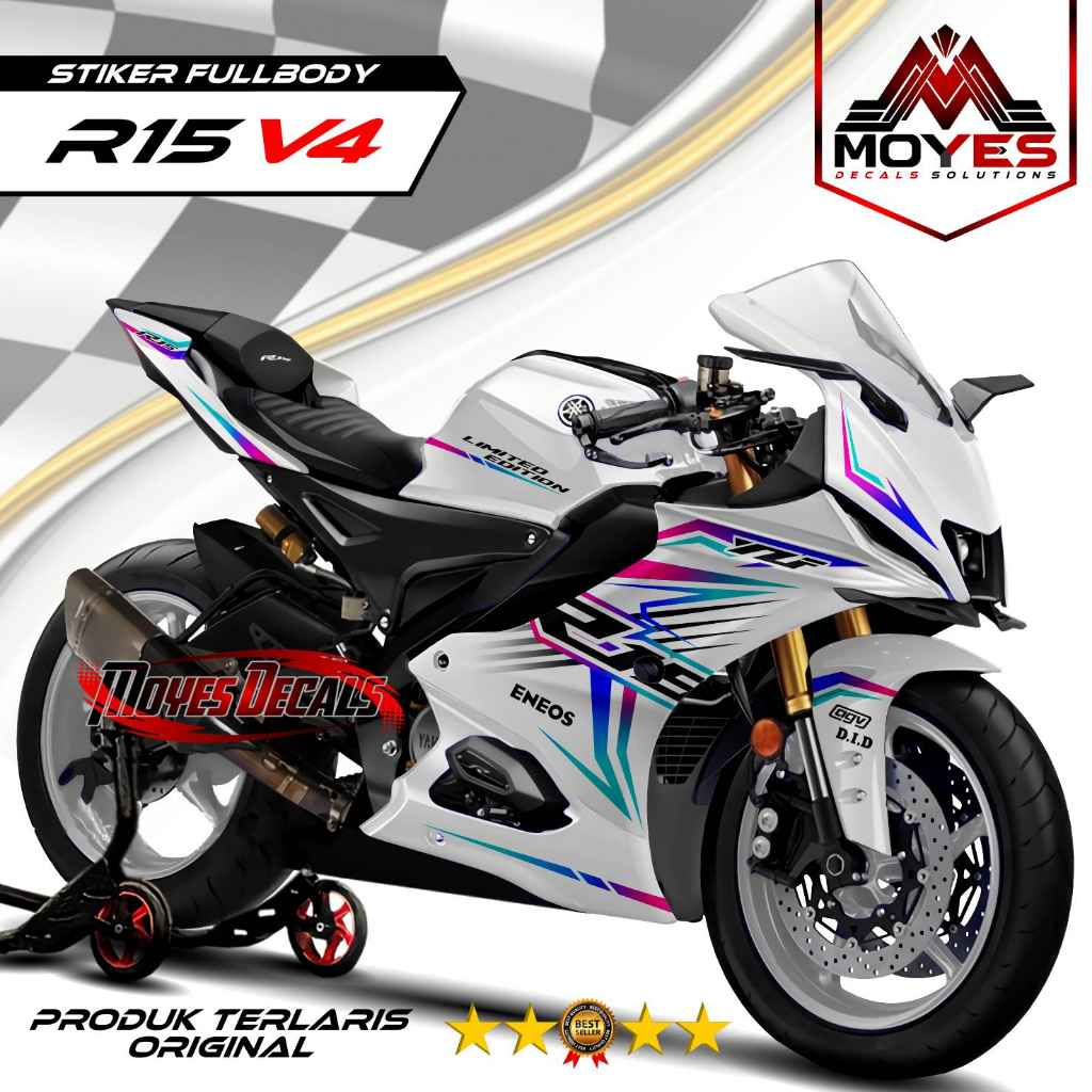 Jual Decal R15 V4 Motif List Bunglon - Stiker R15 V4 Fullbody MYS346 ...