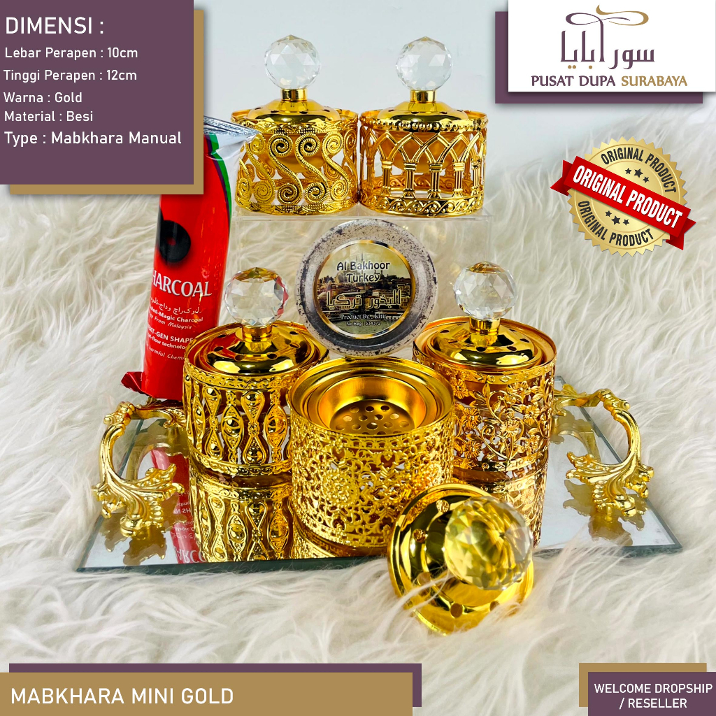 Jual Mabkhara/Tempat Dupa/Bukhour/Bakhoor/Menyan/Buhur/Perapen/mini ...